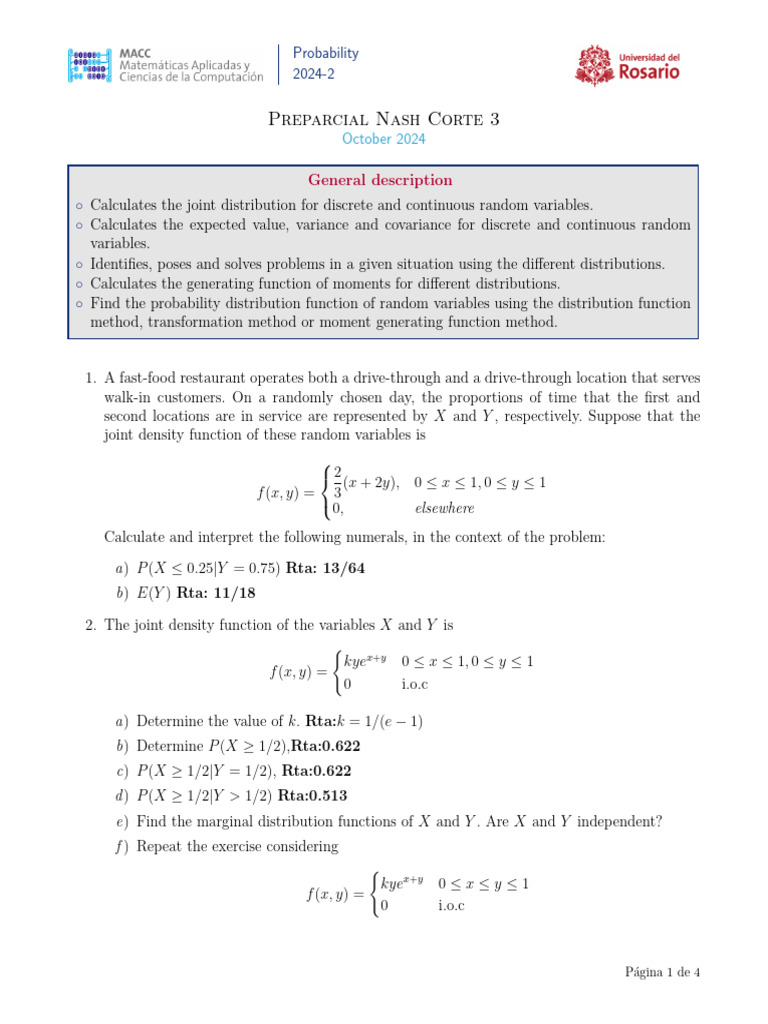 C3 Preparcial Proba 2024 2 Ingles | PDF | Probability Distribution ...