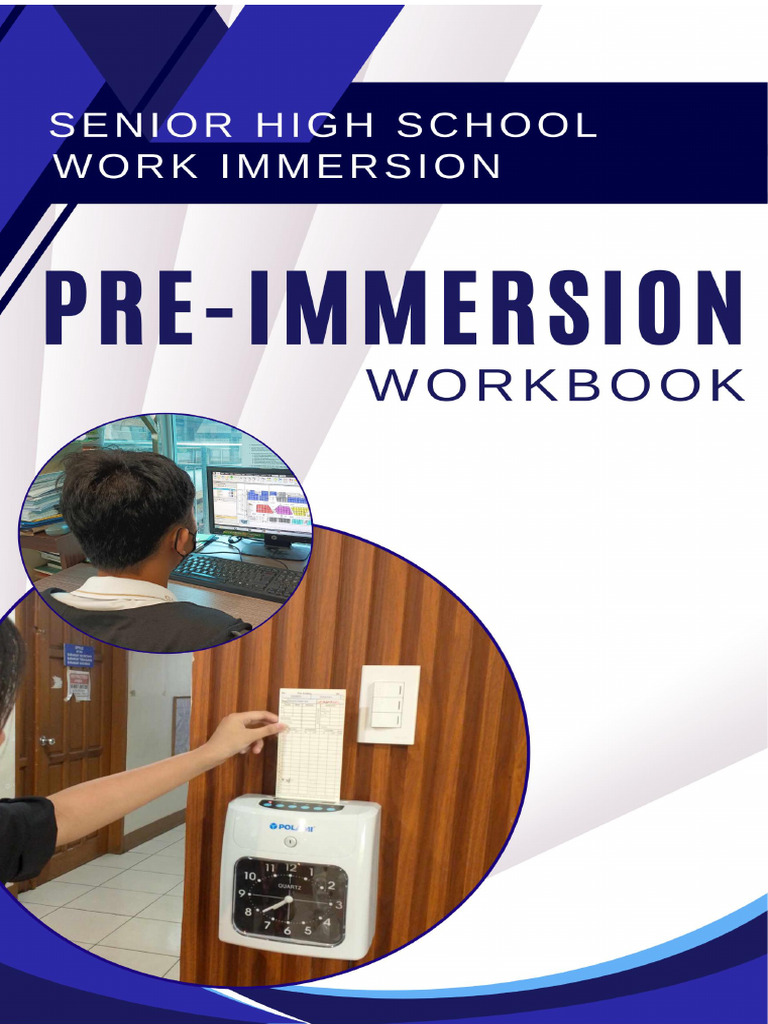 WORK IMMERSION MODULE 1 2 With ACTIVITY | PDF | Occupational Safety And ...