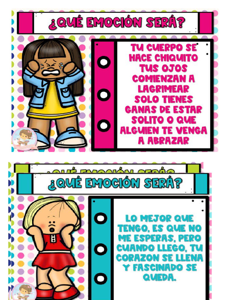 Emociones Imprimir A Color | PDF