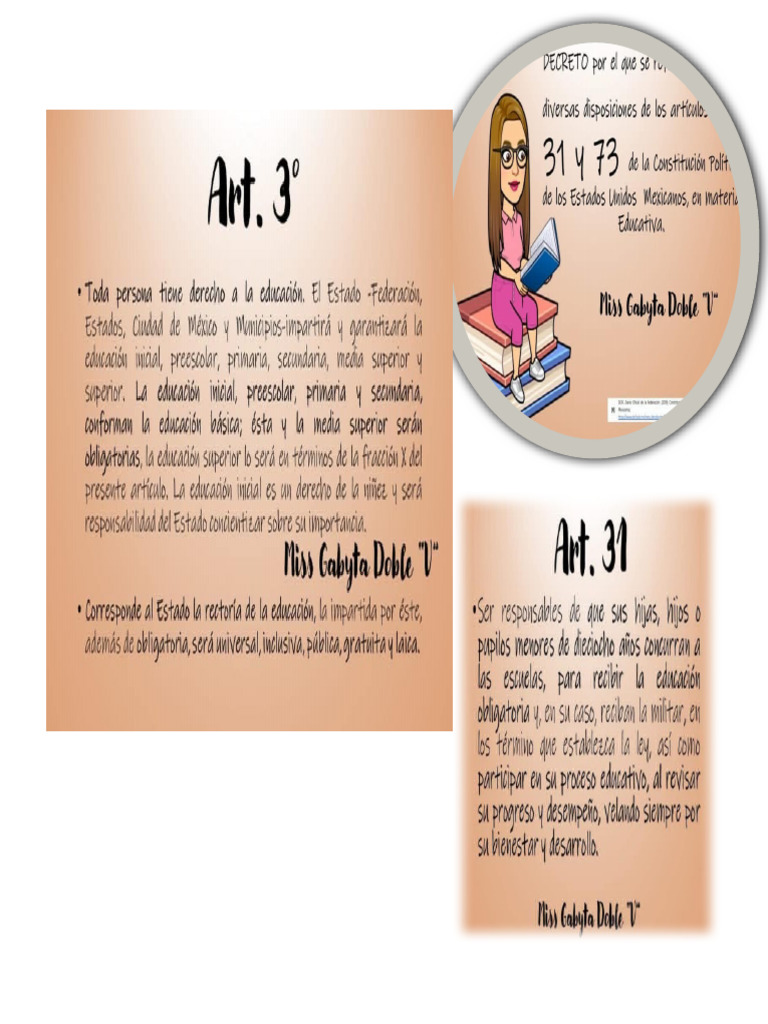 Articulos 3 y 31 | PDF