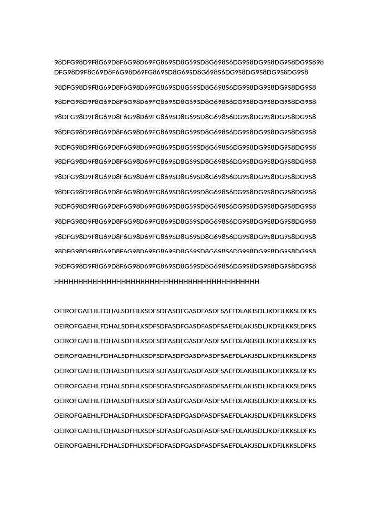 Random Text Analysis | PDF