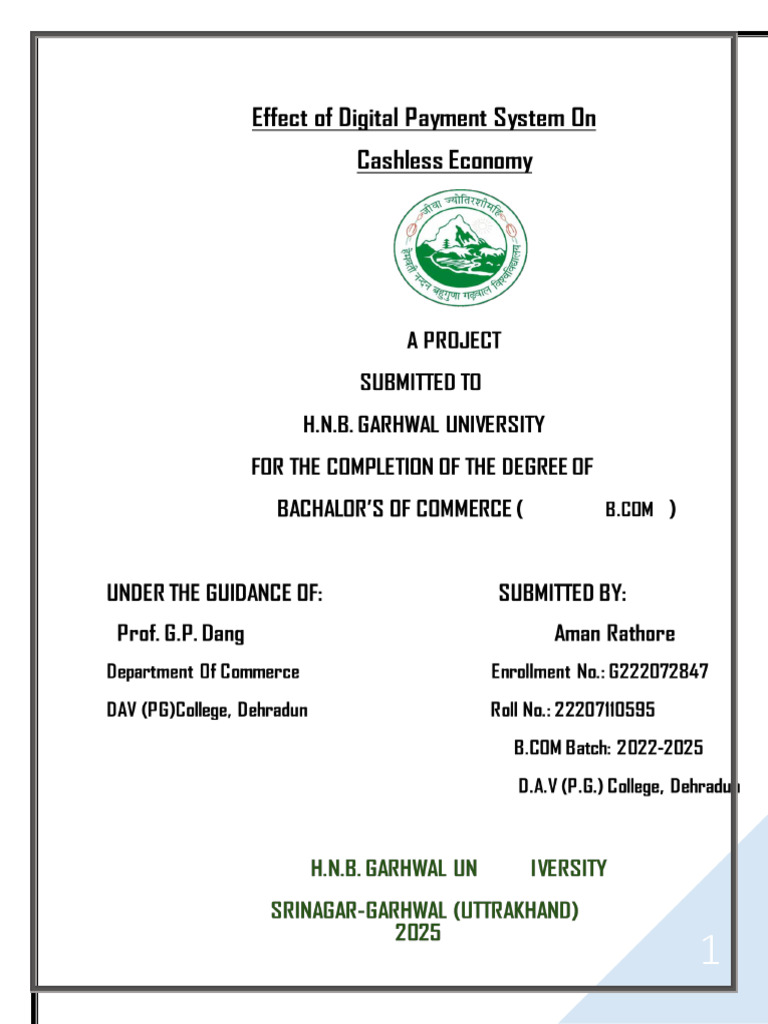 Aman Rathore Project - Microsoft Word | PDF | Banknote | Emv