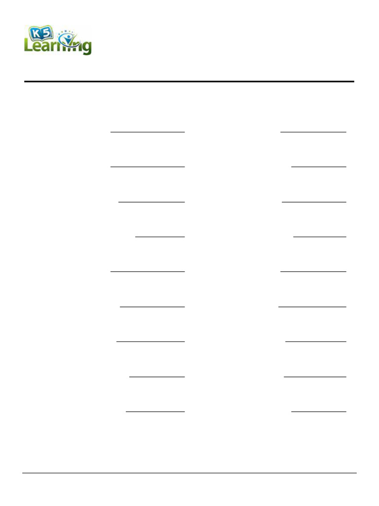 Grade 6 Integers Worksheet - 2 | PDF