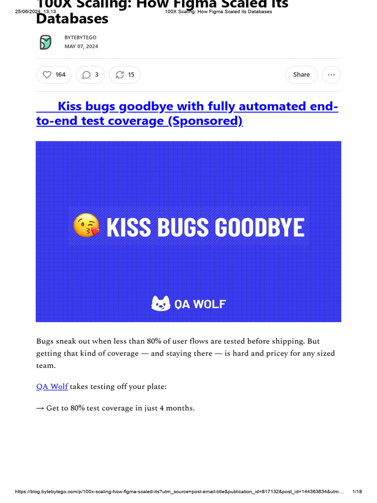 Scaling Figma's Databases | PDF | Databases | Postgre Sql