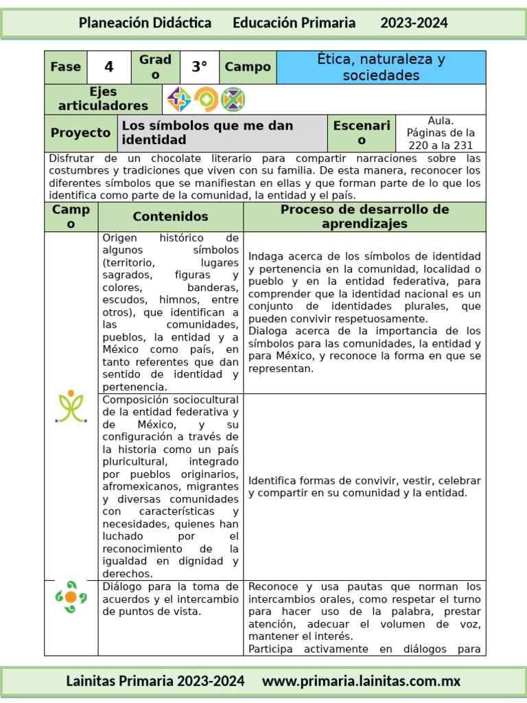Proyecto: Símbolos de Identidad en México | PDF | Tradiciones | Salón ...