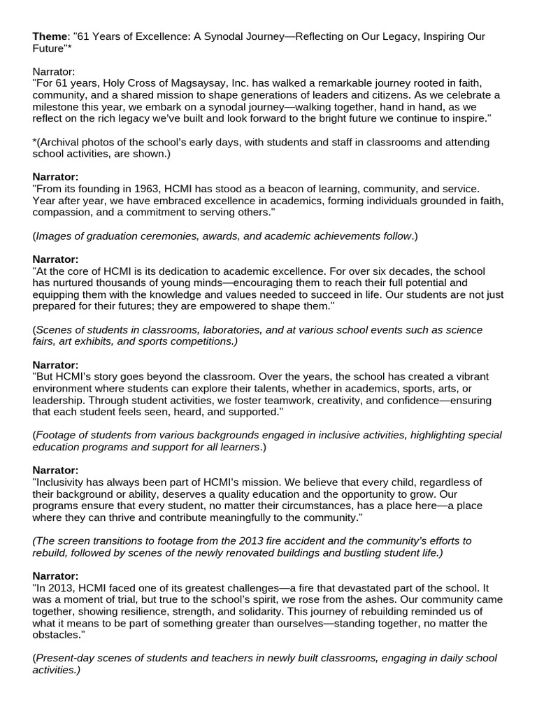 61st Foundation Script | PDF | Learning