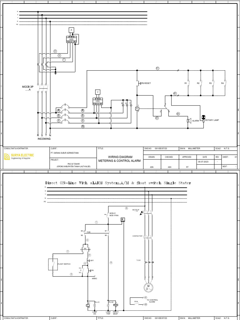 10.wiring Diagram MCC - Rev0 | PDF