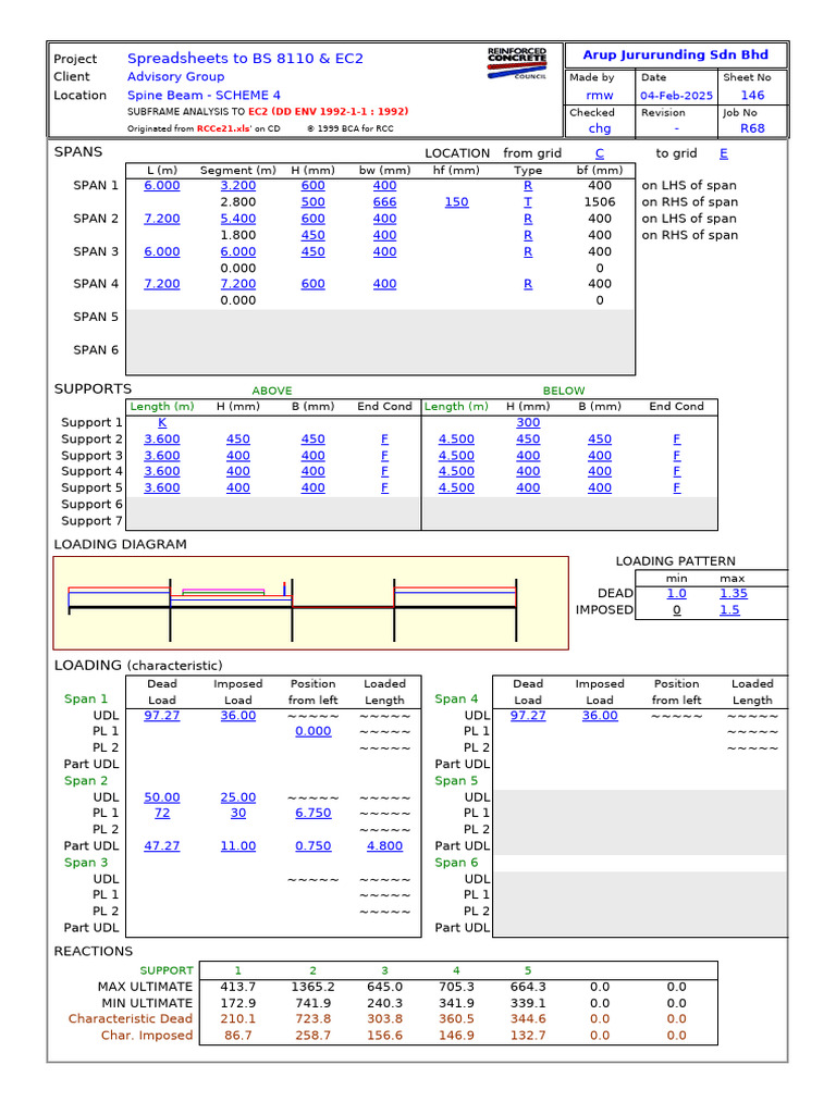 RCCe21 Subframe Analysis | PDF | Deformation (Mechanics) | Structural Analysis