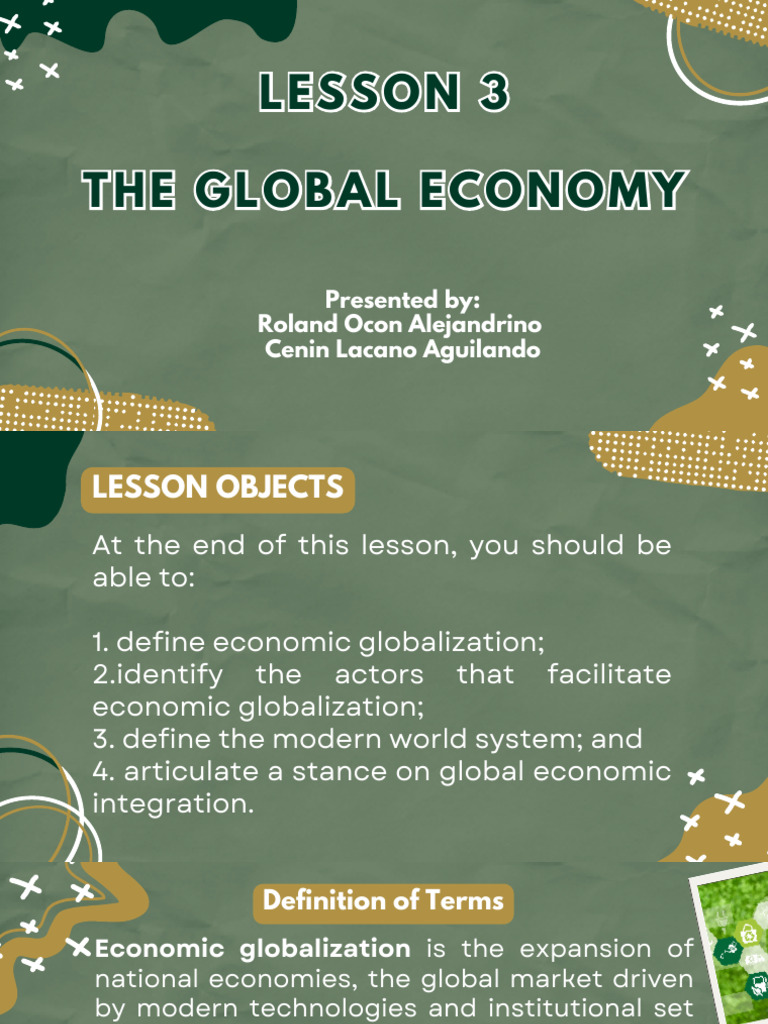 Understanding Economic Globalization | PDF | Globalization ...