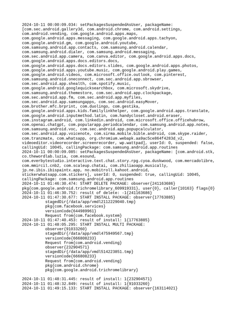 Pm Debug Info | PDF | Android (Operating System) | Mobile Linux