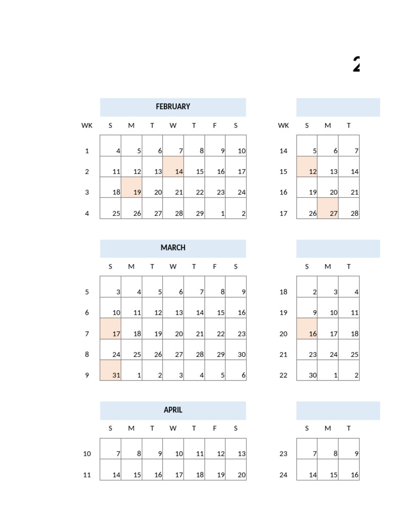 2024 Retail Calendar Overview | PDF | Entertainment Events | Holidays