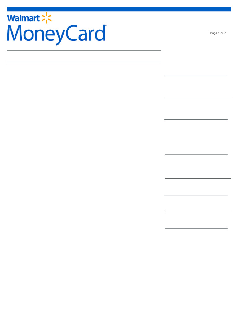 MoneyCard StatementPDF 31445422 1 | PDF | Credit Card | Debits And Credits