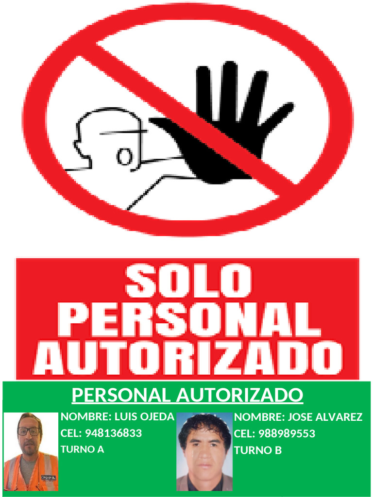 Personal Autorizado | PDF