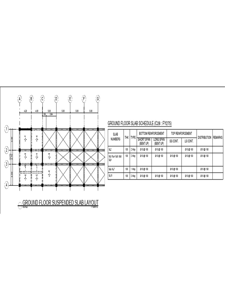 Ground Floor Suspended Slab Details | PDF