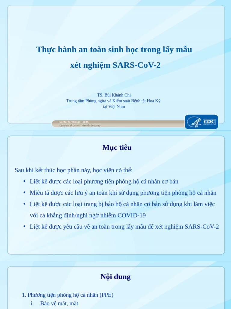 06.-Bai-3.-ATSH-trong-lay-mau-xet-nghiem-SARS-CoV-2 | PDF