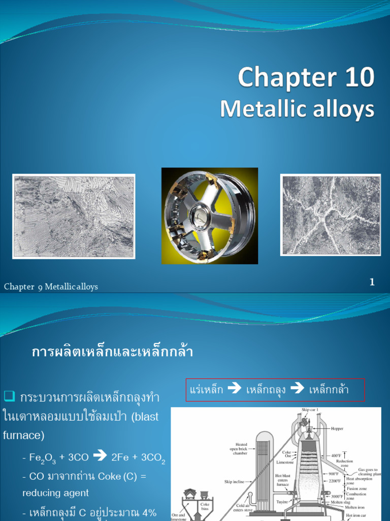 Chapter 10 Metallic Alloys | PDF