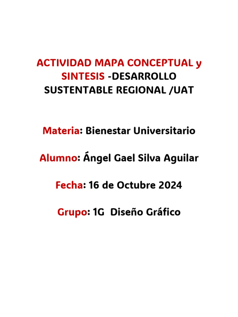 Actividad G.silva | PDF | Sustentabilidad | Desarrollo sostenible