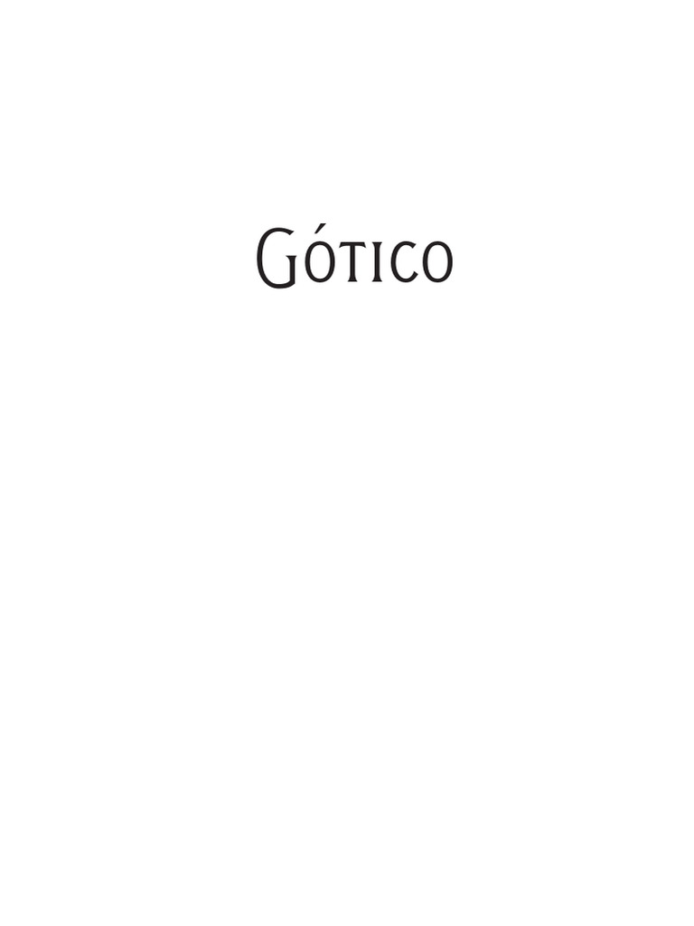 1 Libro Gotico | PDF | Derechos de autor