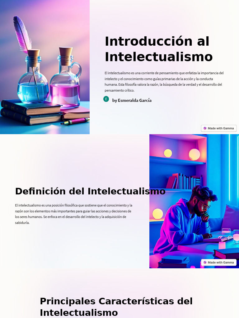 Introduccion Al Intelectualismo | PDF | Conocimiento | Verdad