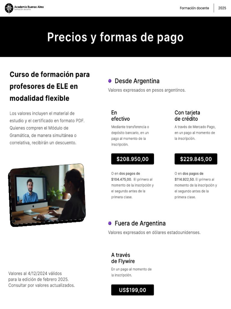 Precios Curso Flex | PDF