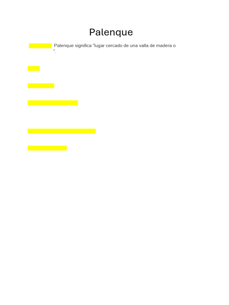 Palenque: Historia y Clima Maya | PDF