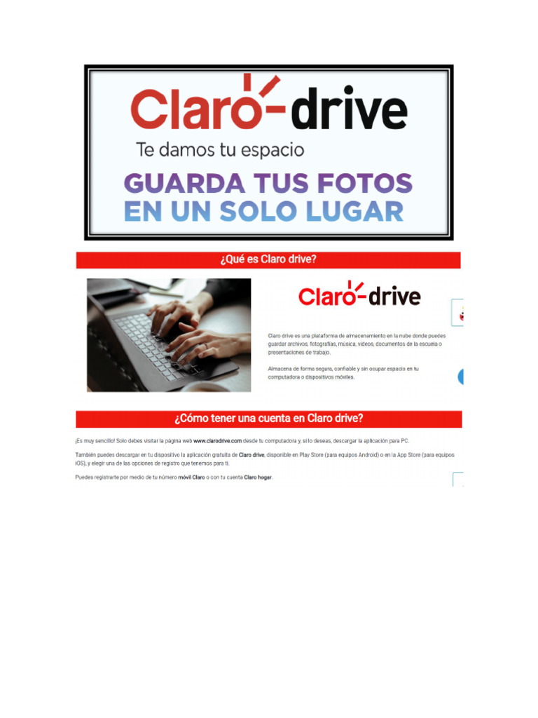 Claro Drive | PDF