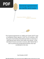 GATT 1994: Key Trade Law Framework | PDF | General Agreement On Tariffs ...