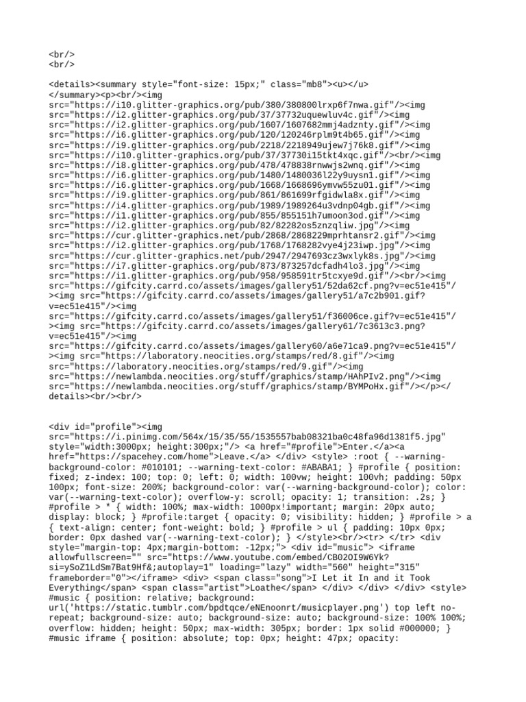 Spacehey Layout | PDF