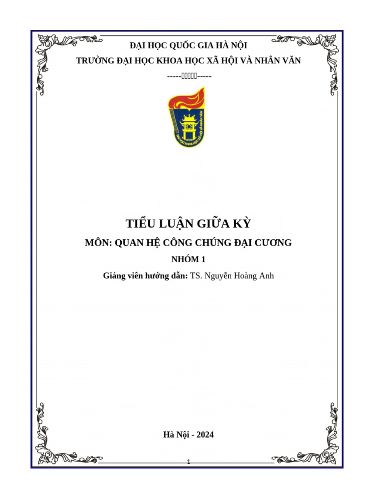 2024 Dan y Giua Ky QHCC Dai Cuong | PDF