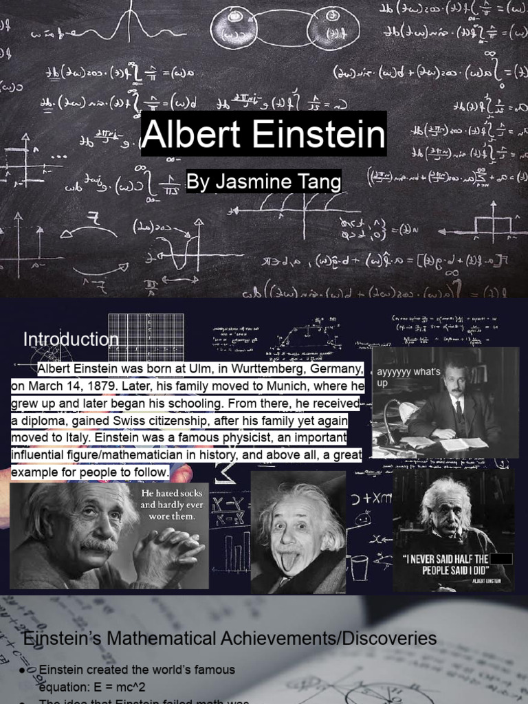 Albert Einstein | PDF | Albert Einstein | Mathematics