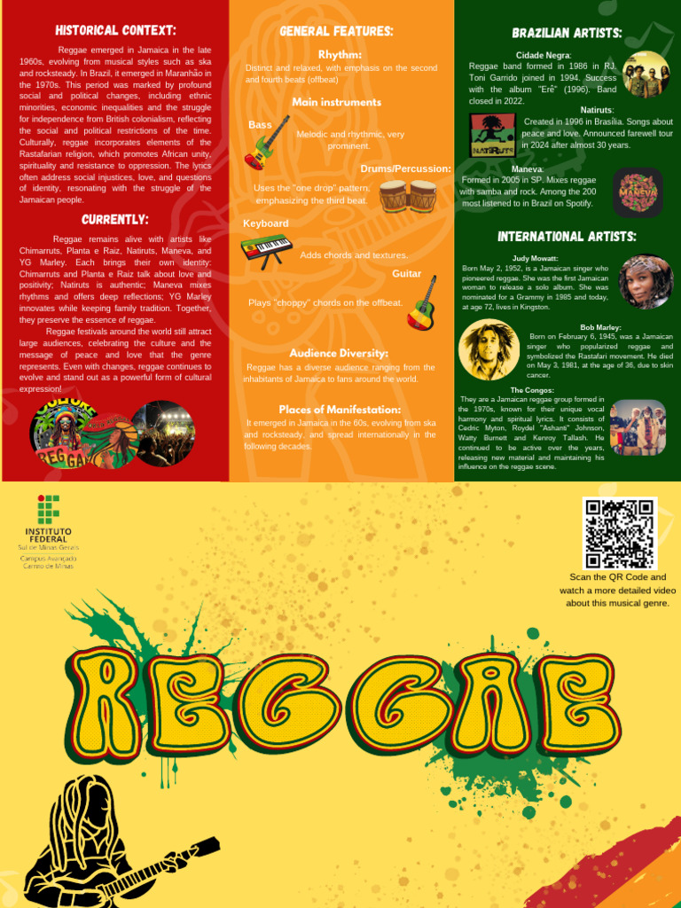 folder de english | PDF | Reggae | English Language Music