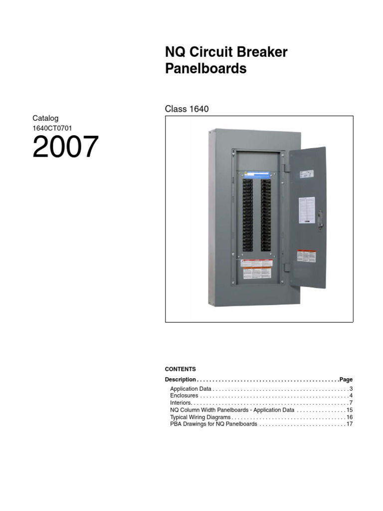常用 NQ PANEL | PDF | Electrical Engineering | Power Engineering