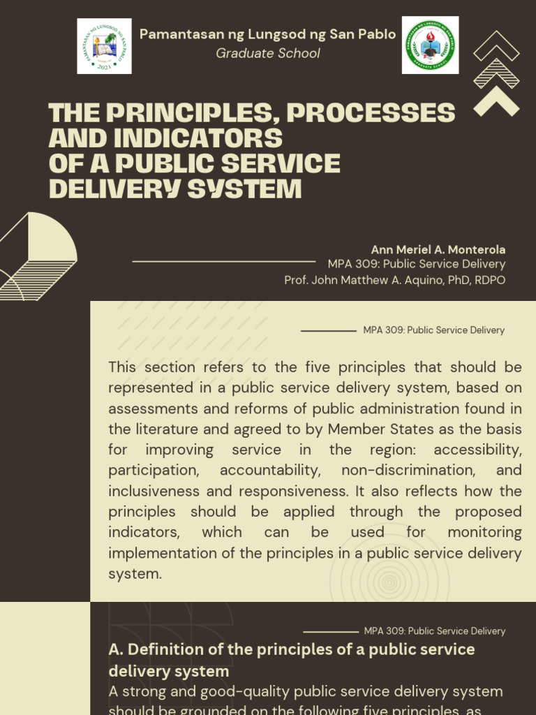 Meriel Report- THE PRINCIPLES, PROCESSES & INDICATORS OF A PUBLIC ...