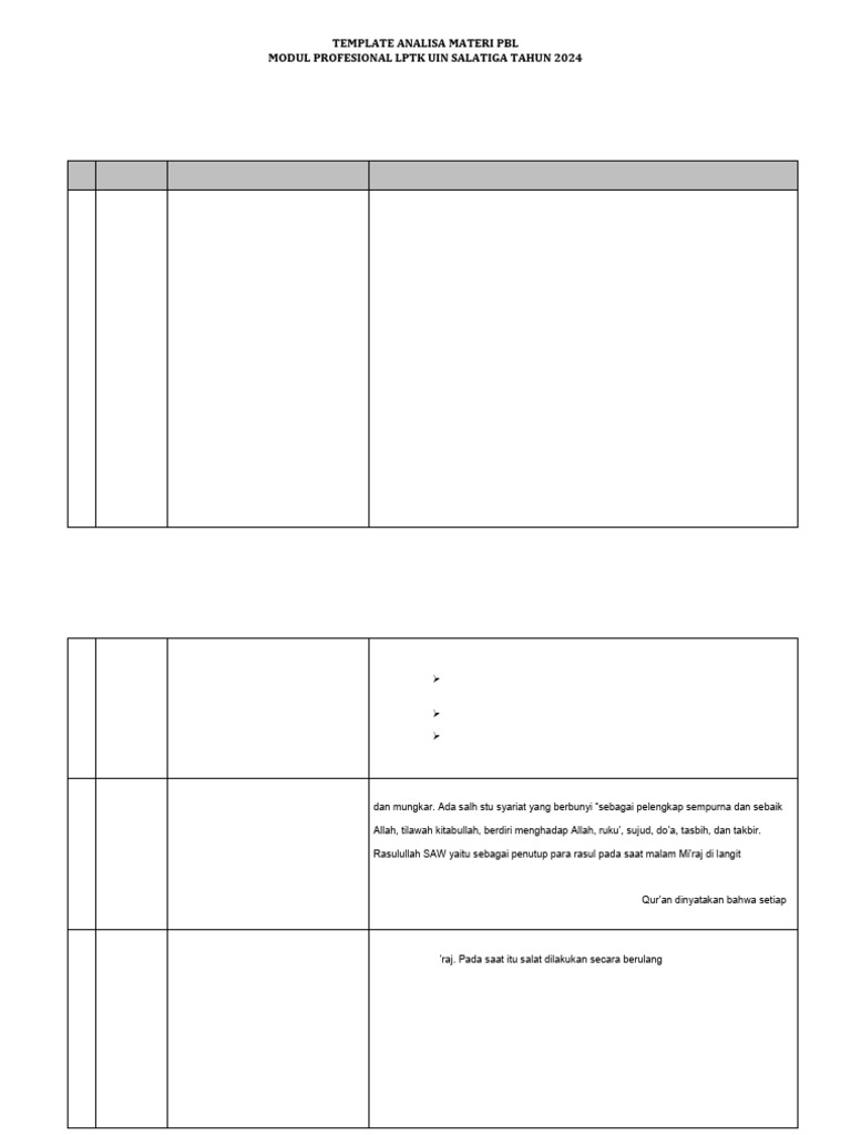 Template PBL - Profesional Ok | PDF