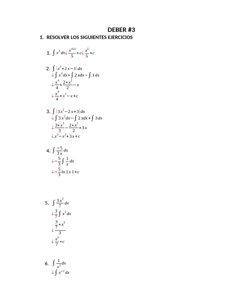 Deber #3 Calculos | PDF