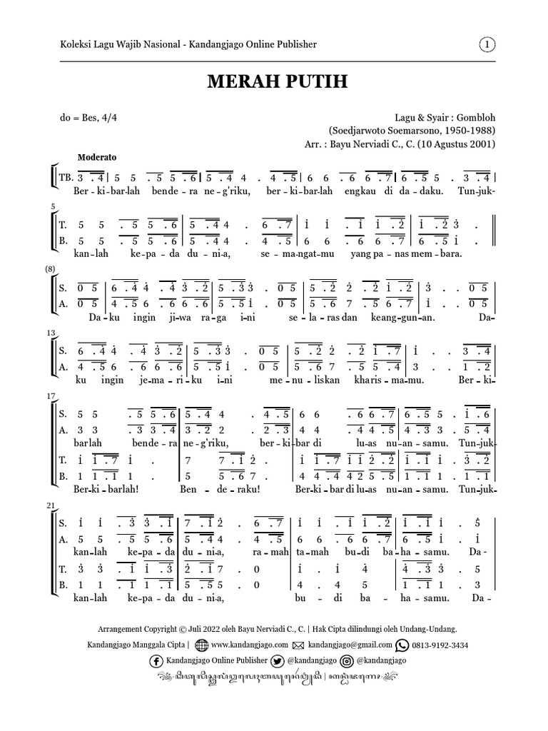 MERAH PUTIH - Bayu | PDF