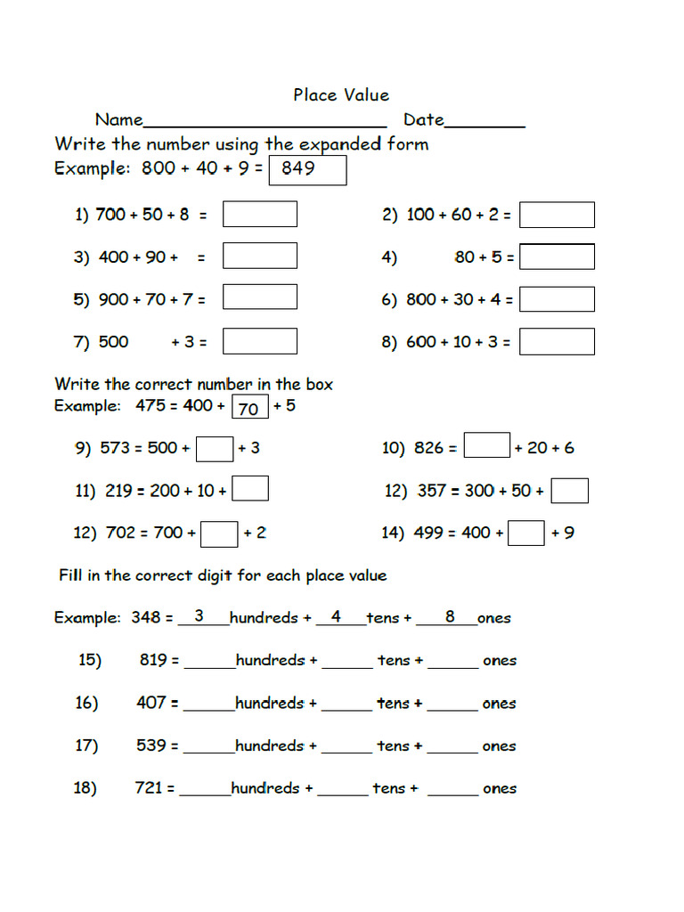 Maths Worksheet | PDF