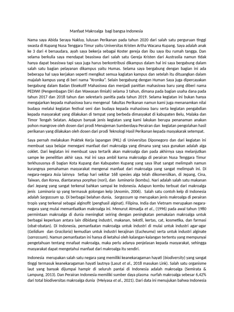 Essai LPDP Abida | PDF