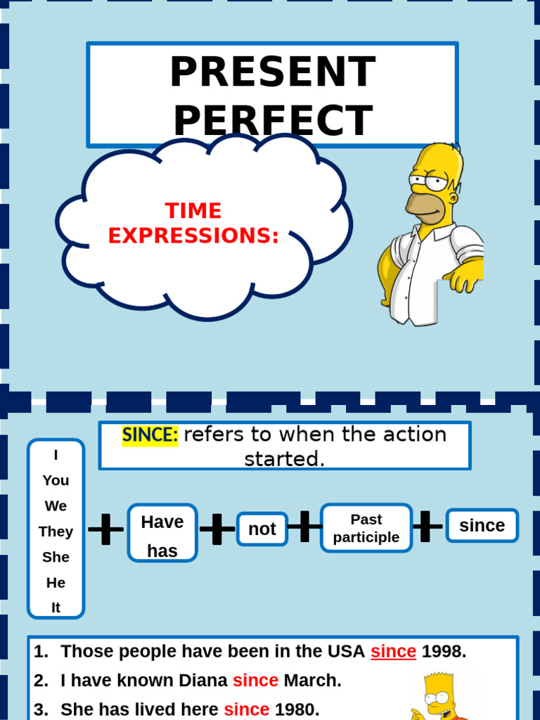 Present Perfect Time Expressions Guide | PDF