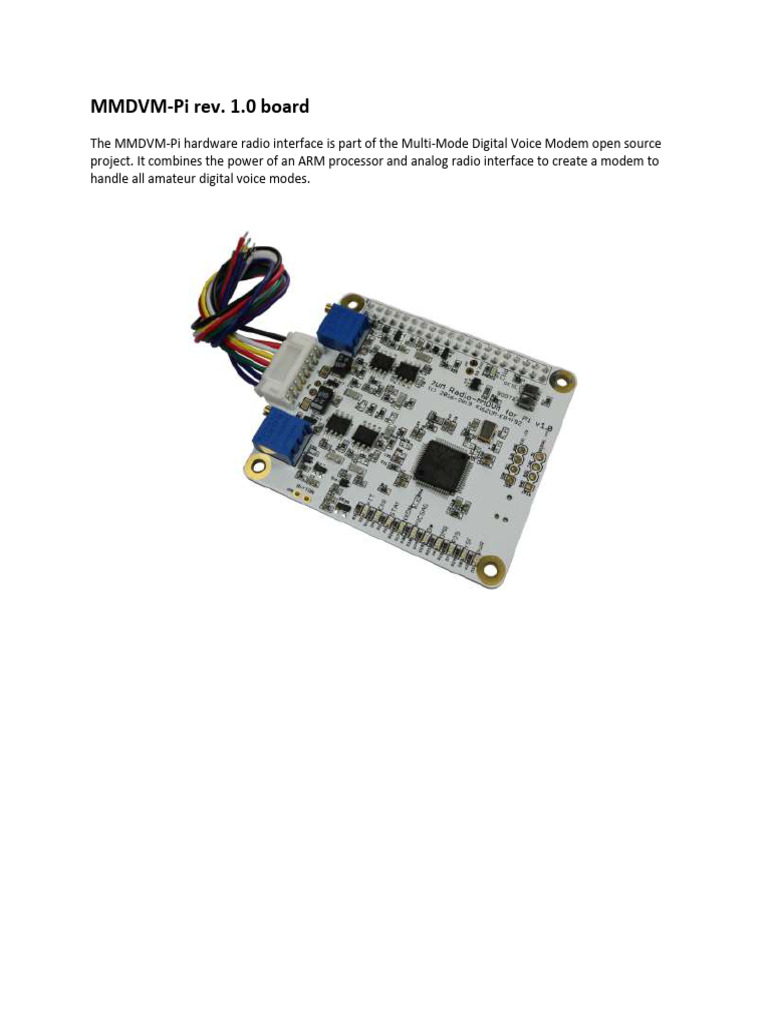 H0-016486 MMDVM Pi 1 User Manual 1 2020 | PDF | Windows 10 | Computer ...