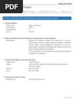 BOC Compressed Oxygen Safety Data Sheet | PDF | Dangerous Goods ...