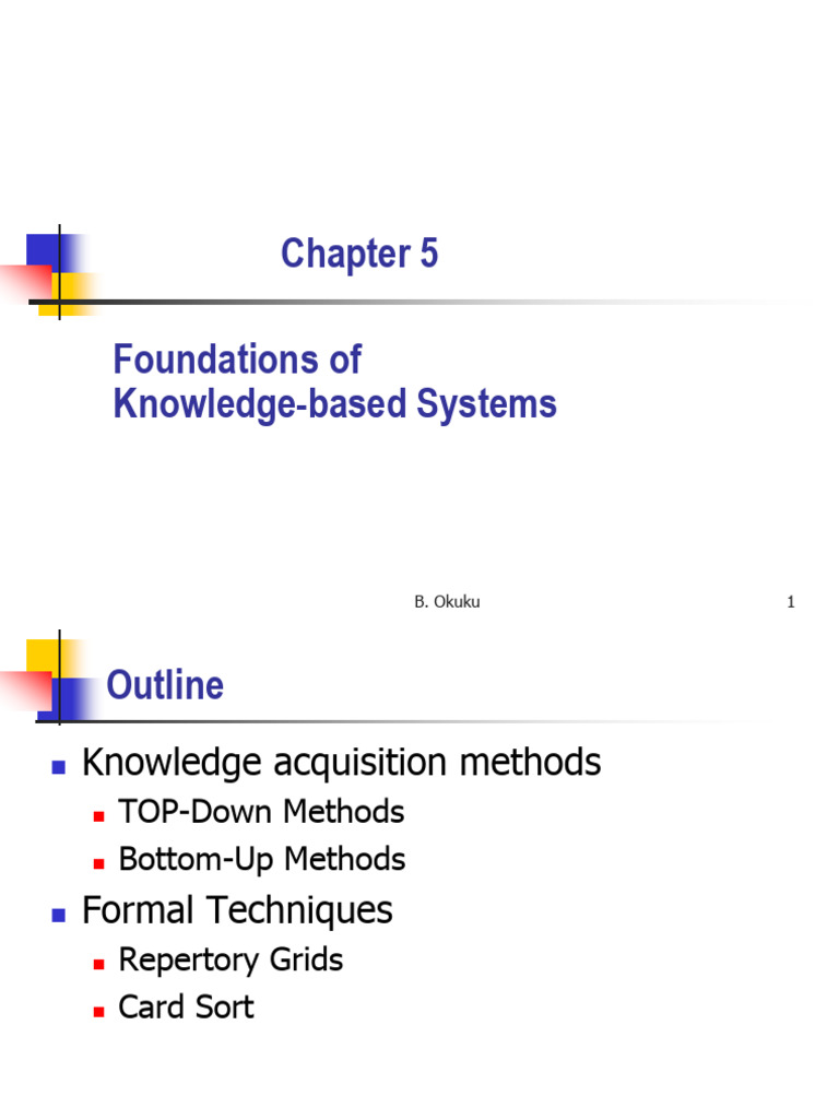 Lecture 5 Knowledge Acquisition I | PDF | Statistics | Inheritance (Object Oriented Programming)