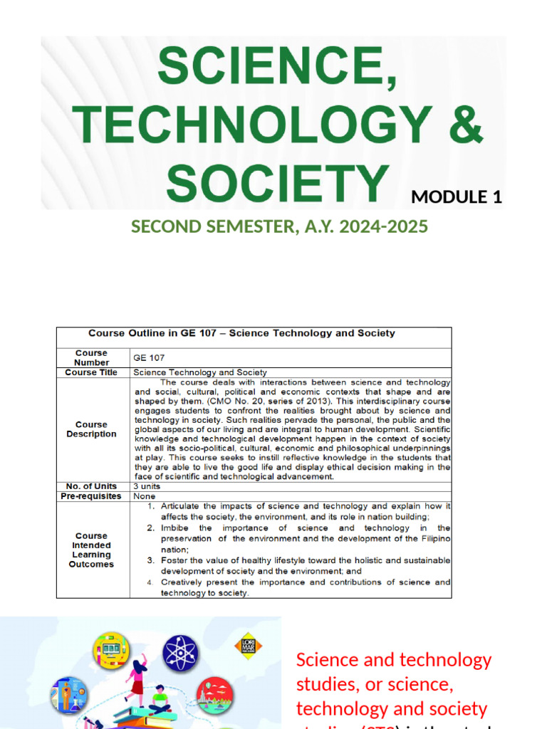 Sts Module 1 Lesson 1.1 | PDF | Science
