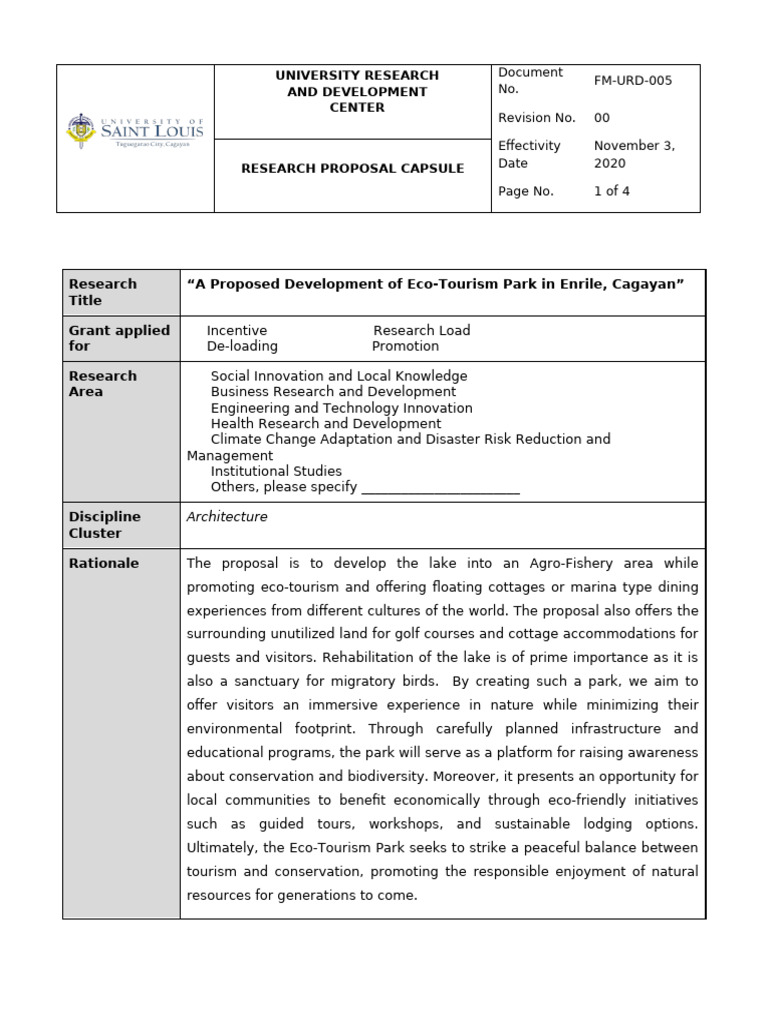 A-Proposed-Development-of-Eco-Tourism-Park-in-Enrile-Cagayan | PDF ...