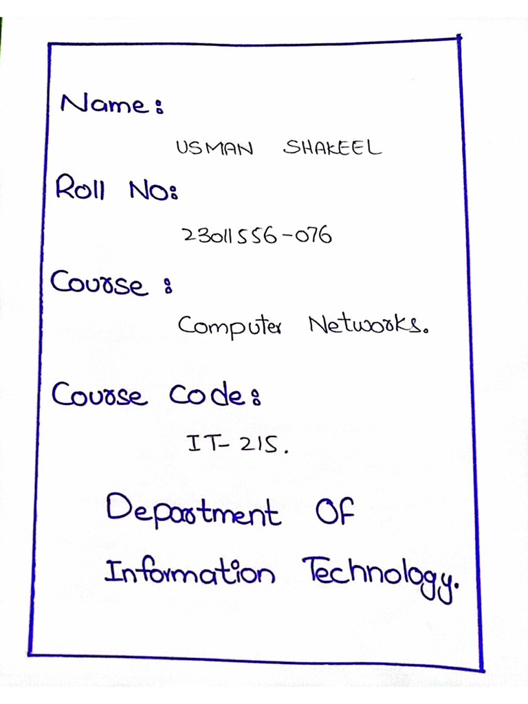 CN Assignment 4 | PDF