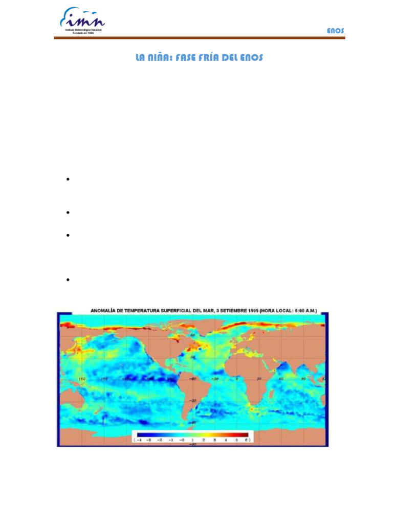 6-La Niña Fase Fria Enso | PDF | Ecuador | Hidrografía
