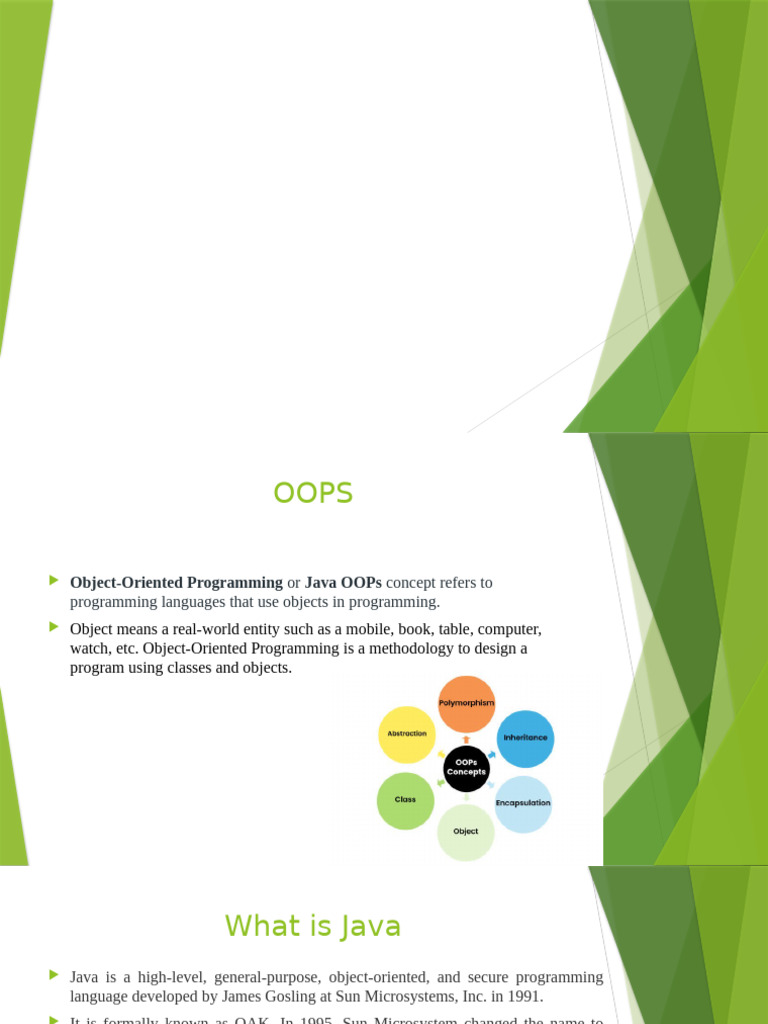 Oops I Unit Pdf Java Programming Language Java Software Platform 5673