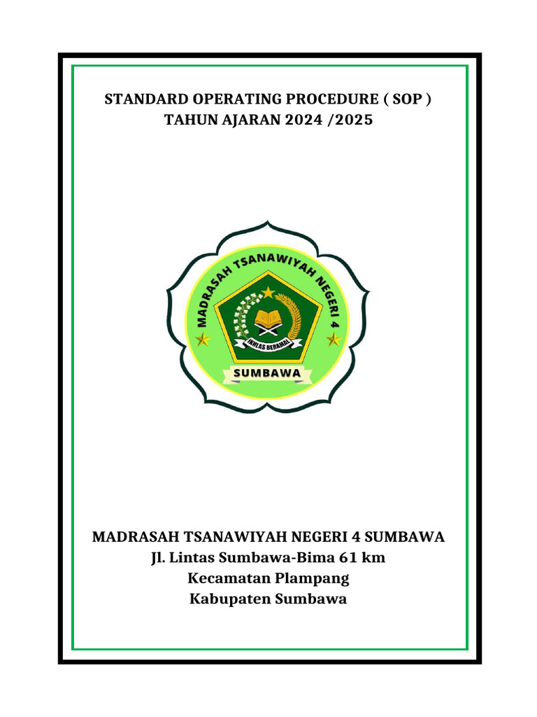 4.-SOP-8-Standar-SNP | PDF