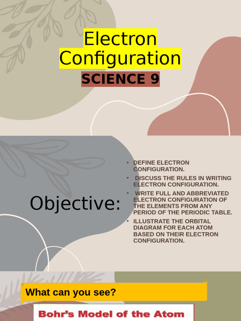 Electron Configuration2024 | PDF | Electron Configuration | Atomic Orbital