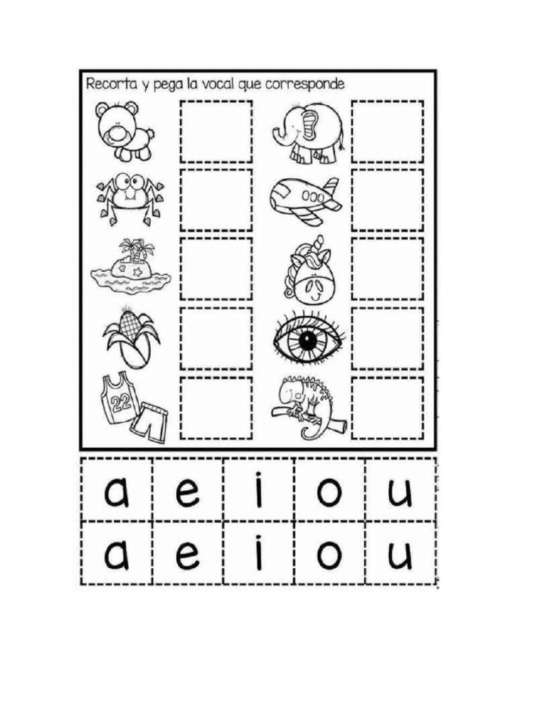 Ejercicios Con Vocales y M | PDF